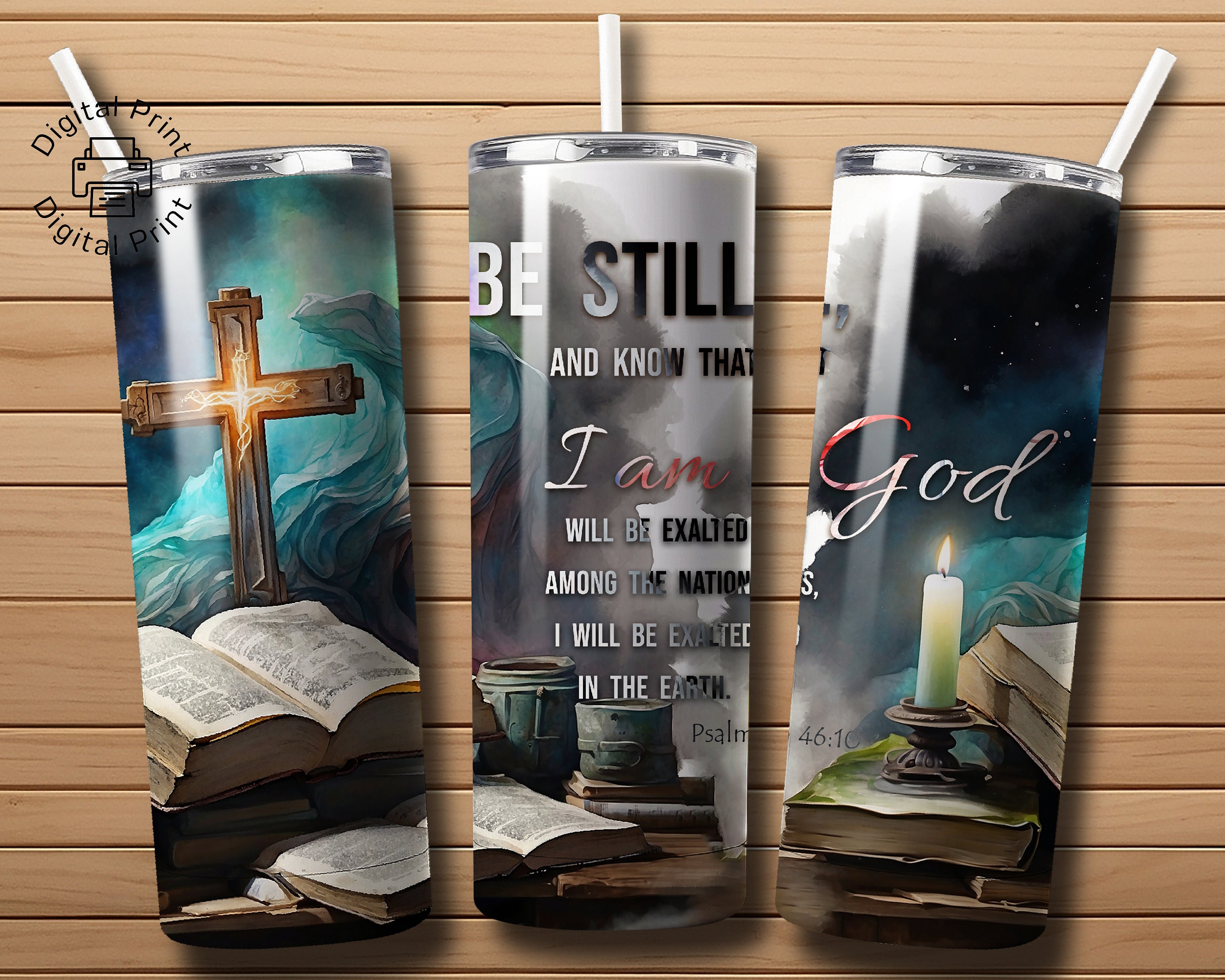 Christian Bible Tumbler Wraps, Bible Verse of the Day., Tumbler 20 Oz ...