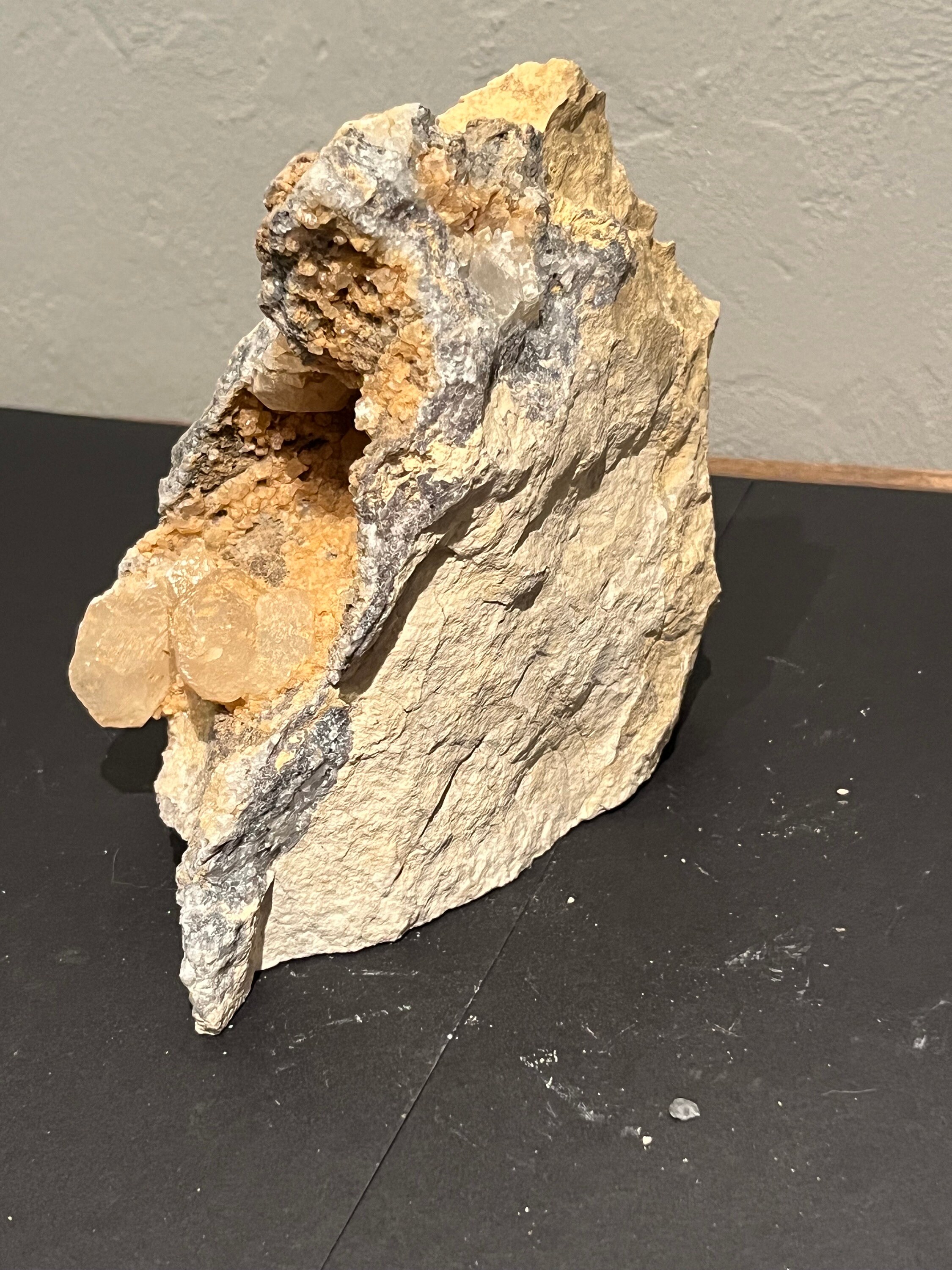 Large Calcite Crystals on Tan Limestone From Pennsylvania - Etsy