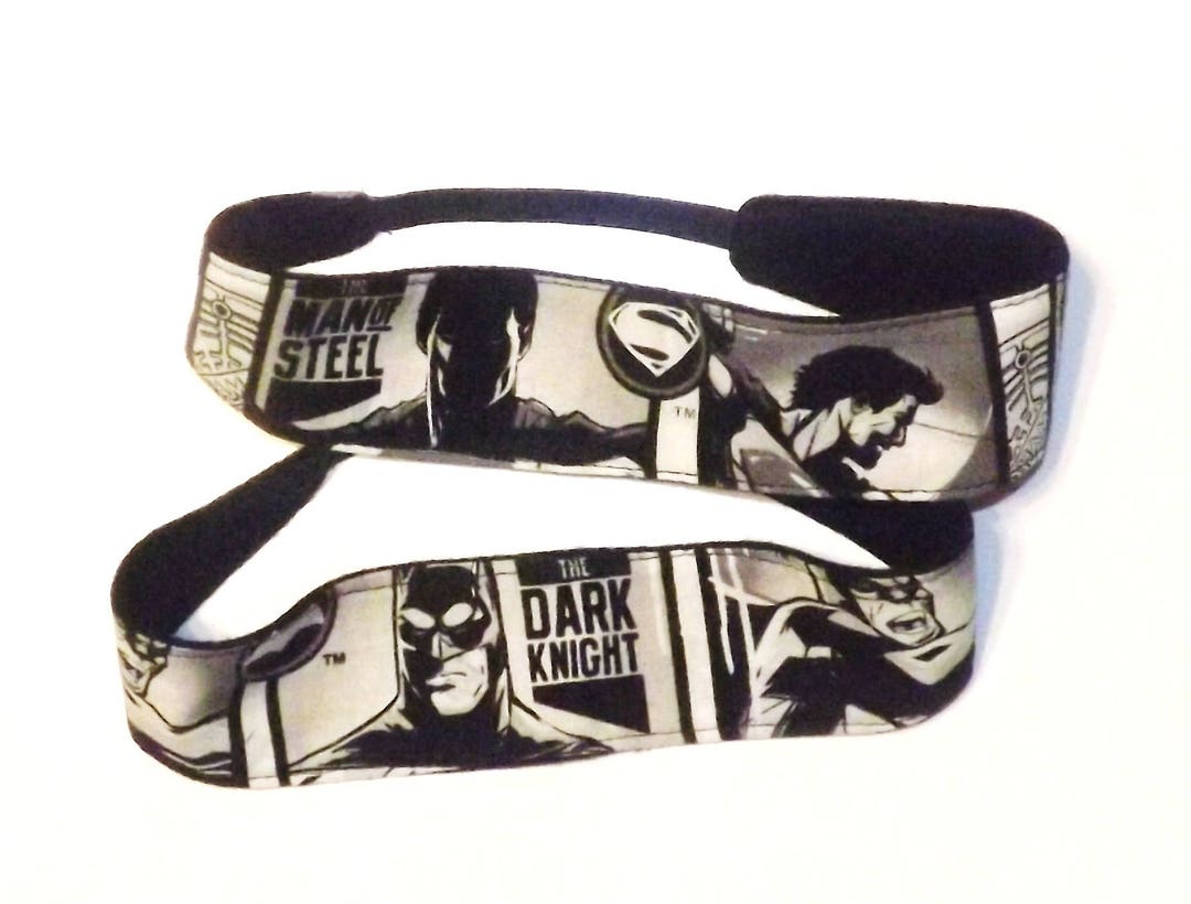 Set of 2 Headbands Batman and Superman fits Kids to Adults - Etsy