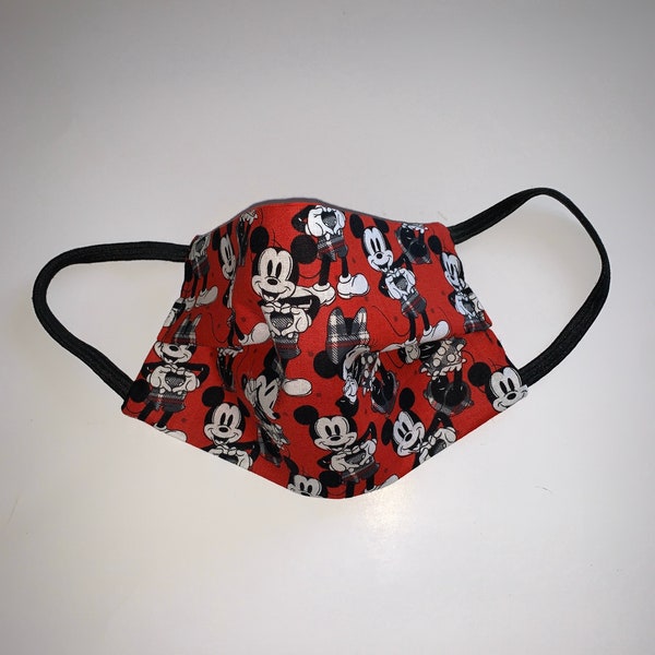 Mickey Mouse Face Mask - Etsy