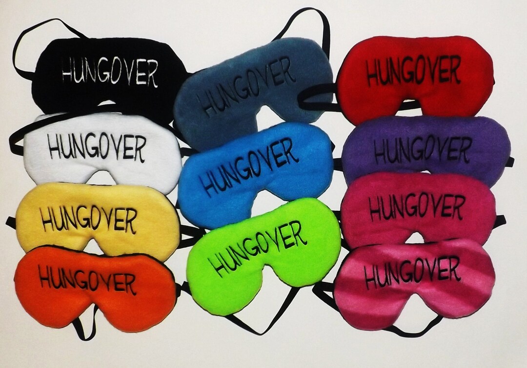 HUNGOVER Sleep Mask Comes as Shown Pick Color - Etsy