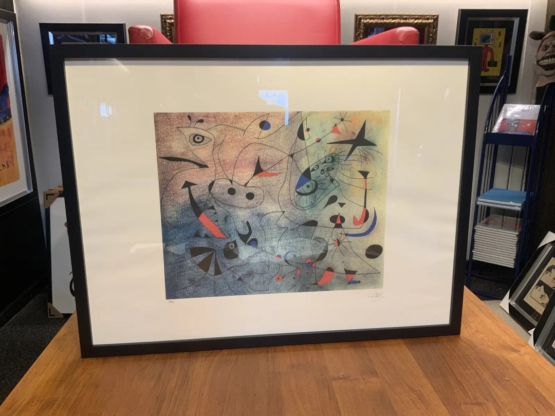 Joan Miro Lithograph Constellation: the Morning Star With Certificate ...