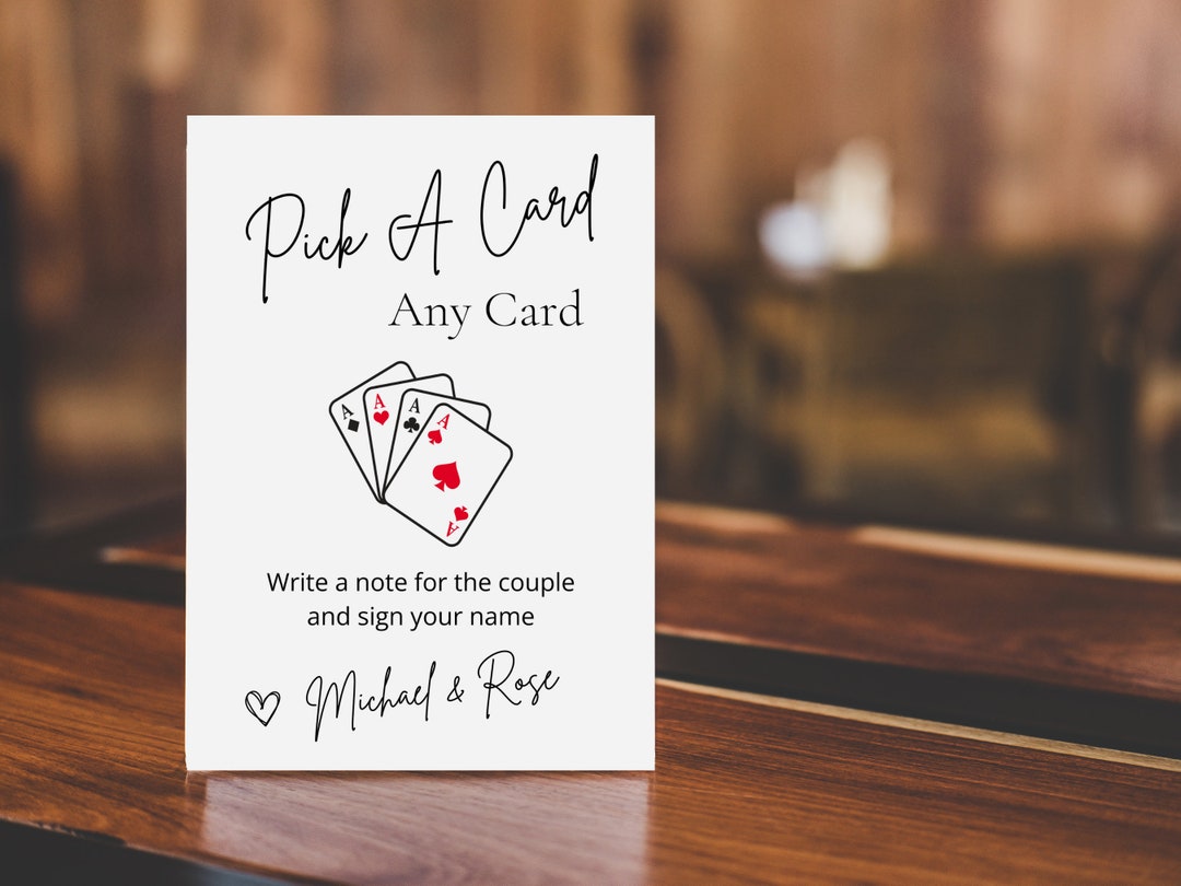 Guest Book Playing Cards | Personalized Playing Cards | Custom Photo ...