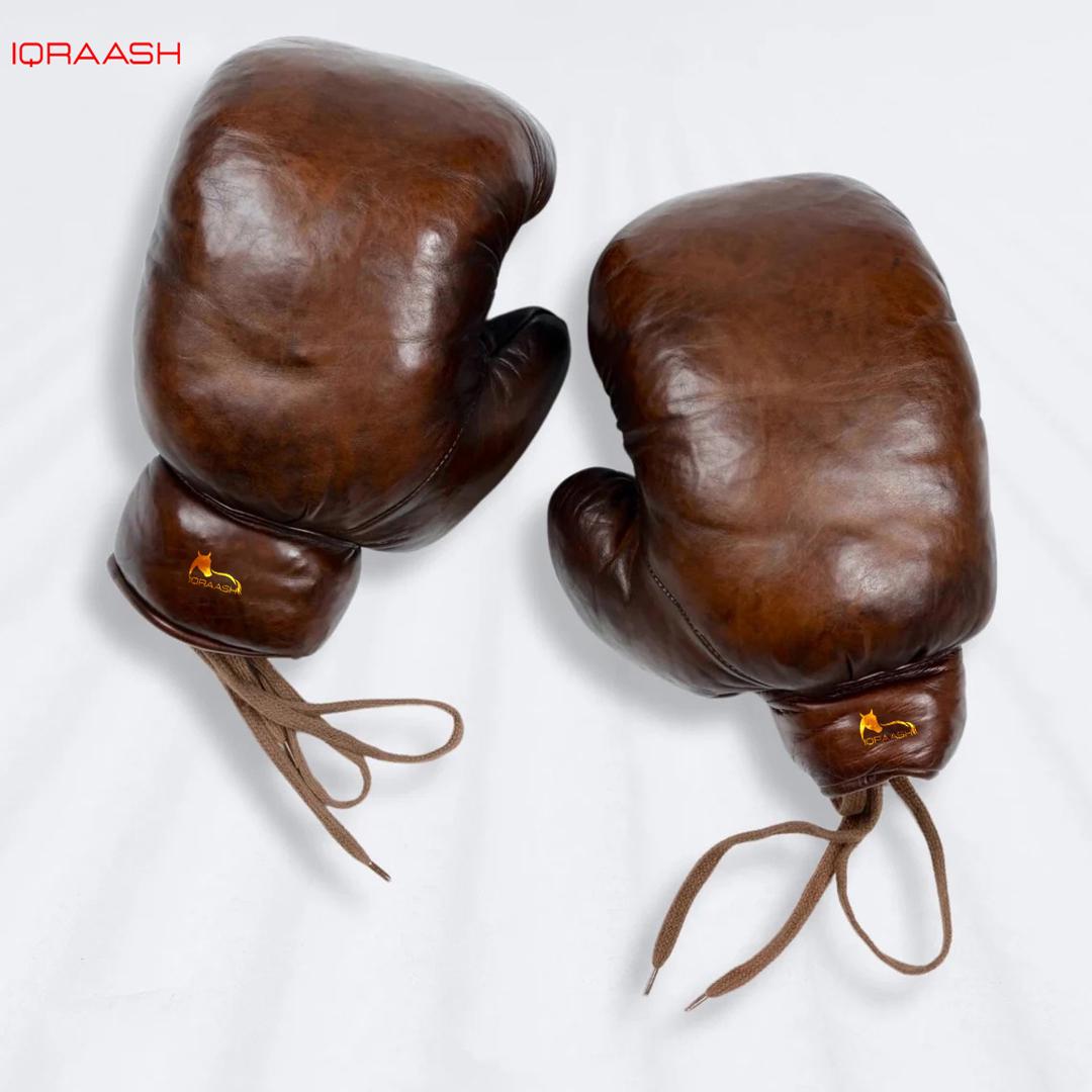 Personalized Vintage Leather Boxing Gloves ,antique Boxing Glove ...