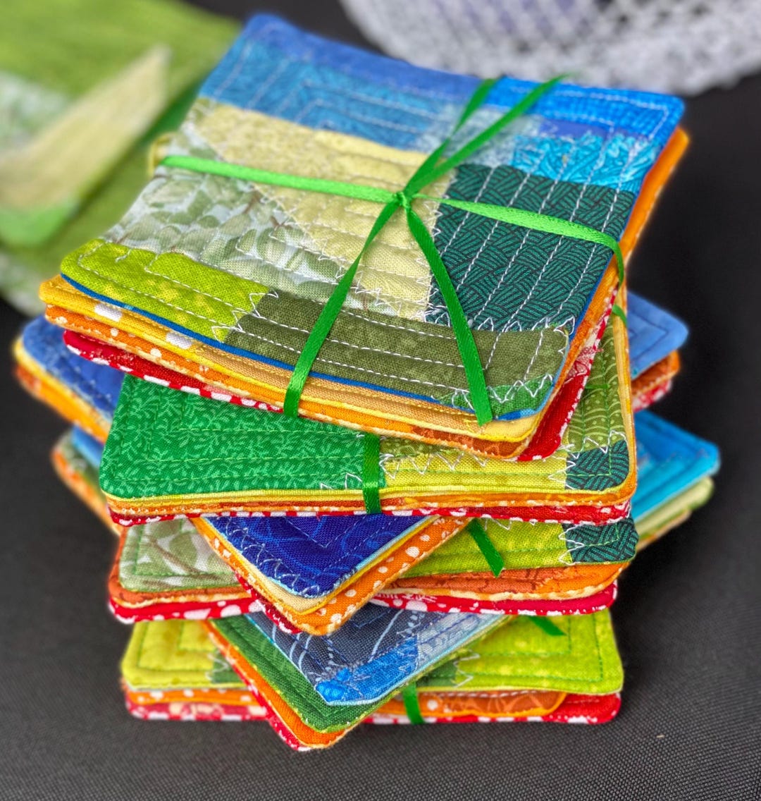 Quilted Coasters - Etsy