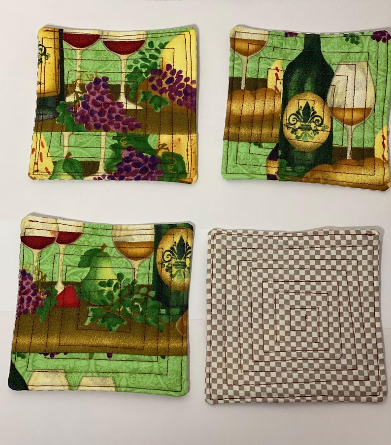 Quilted Coasters - Etsy