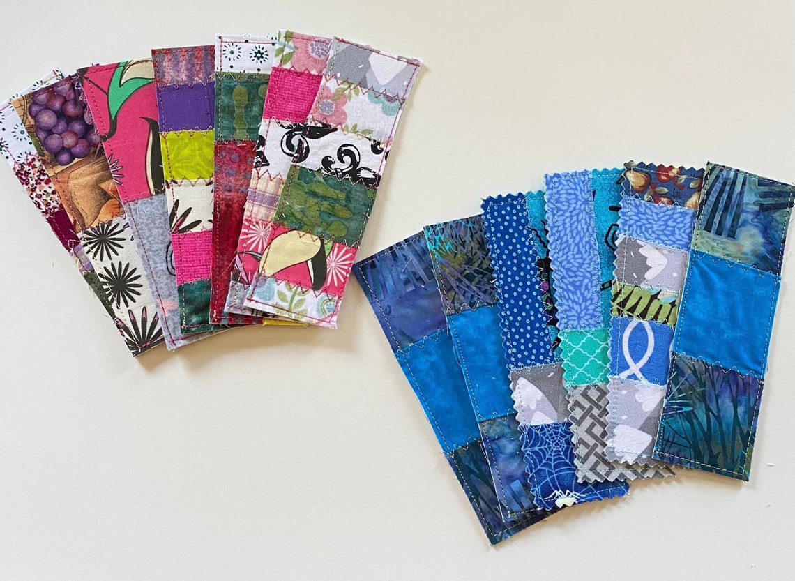 Fabric Bookmarks. - Etsy