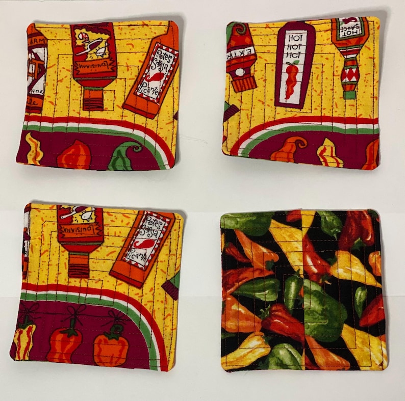Quilted Coasters - Etsy