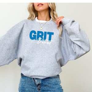 Womens Detroit Lions Sweatshirt, Detroit Lions Crewneck, Detroit GRIT ...