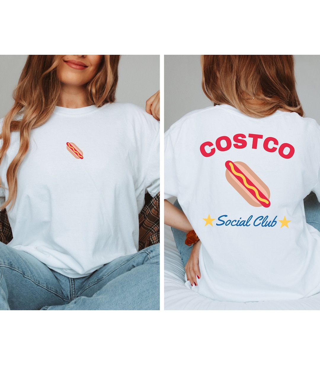Costco Social Club Tee, Costco Shirt, Costco Hot Dog, Costco Merch ...