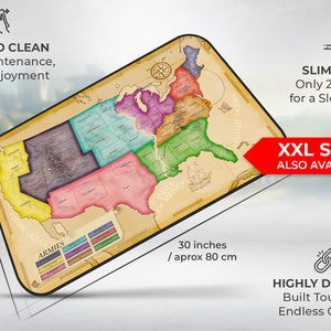 Playmat RISK USA Map - Etsy