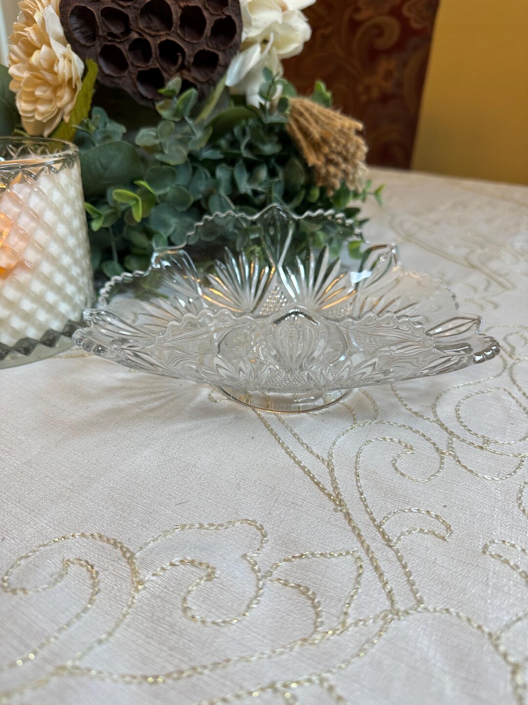 Antique EAPG Bread Tray - Etsy
