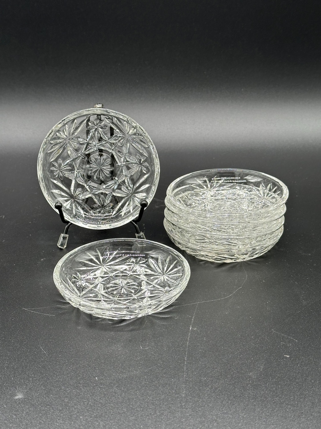Vintage Anchor Hocking, Star of David Coasters, Set of 6, Circa 1960s ...