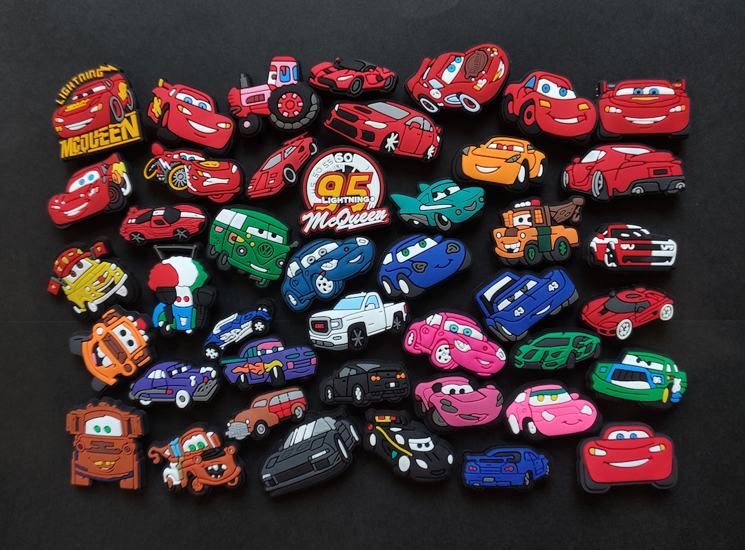 Lightning McQueen Crocs Charms Trendy Cars Jibbitz Disney Movie Cars ...