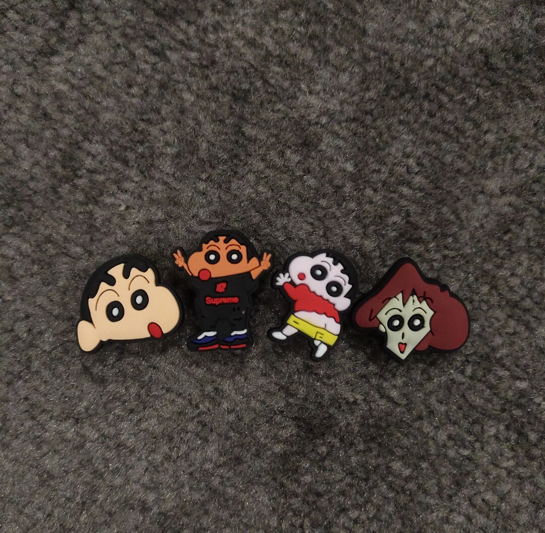 Crayon Shin-chan Crocs Charms Pins Badges, PVC Charms Set for Crocs ...