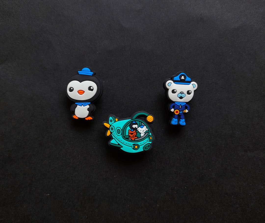 Octonauts Crocs Charms Pins Badges, Peso Penguin Shoe Charms, PVC ...