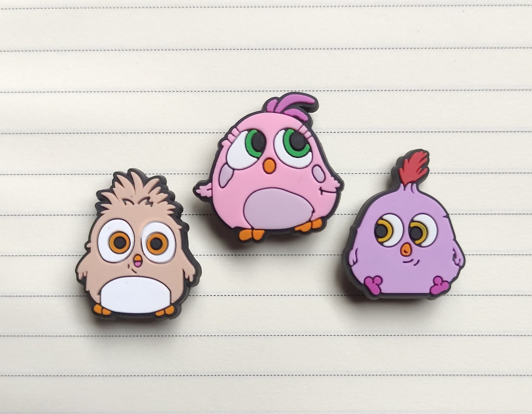 Angry Birds Game Croc Charms Pins Badges, Cartoon Shoe Jibbitz for ...