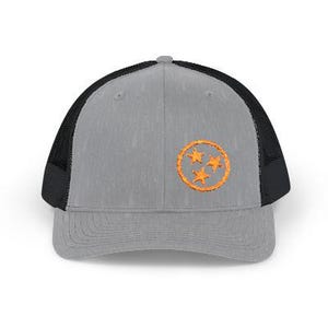 Orange Tristar Snapback Trucker Cap, Casual Summer Hat, Perfect for ...