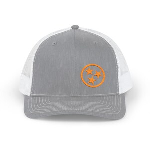 Orange Tristar Snapback Trucker Cap, Casual Summer Hat, Perfect for ...