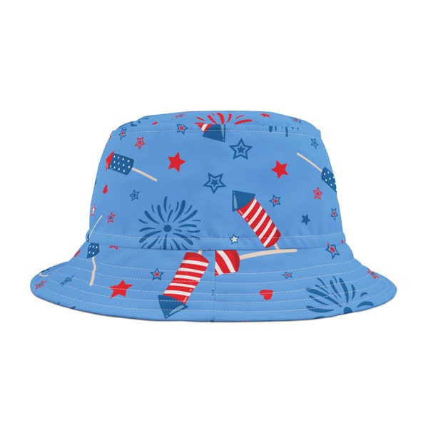 Bucket Hat 4th July - Etsy