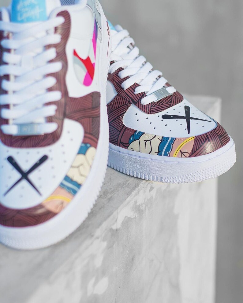 Kaws Air Force 1 Custom - Etsy