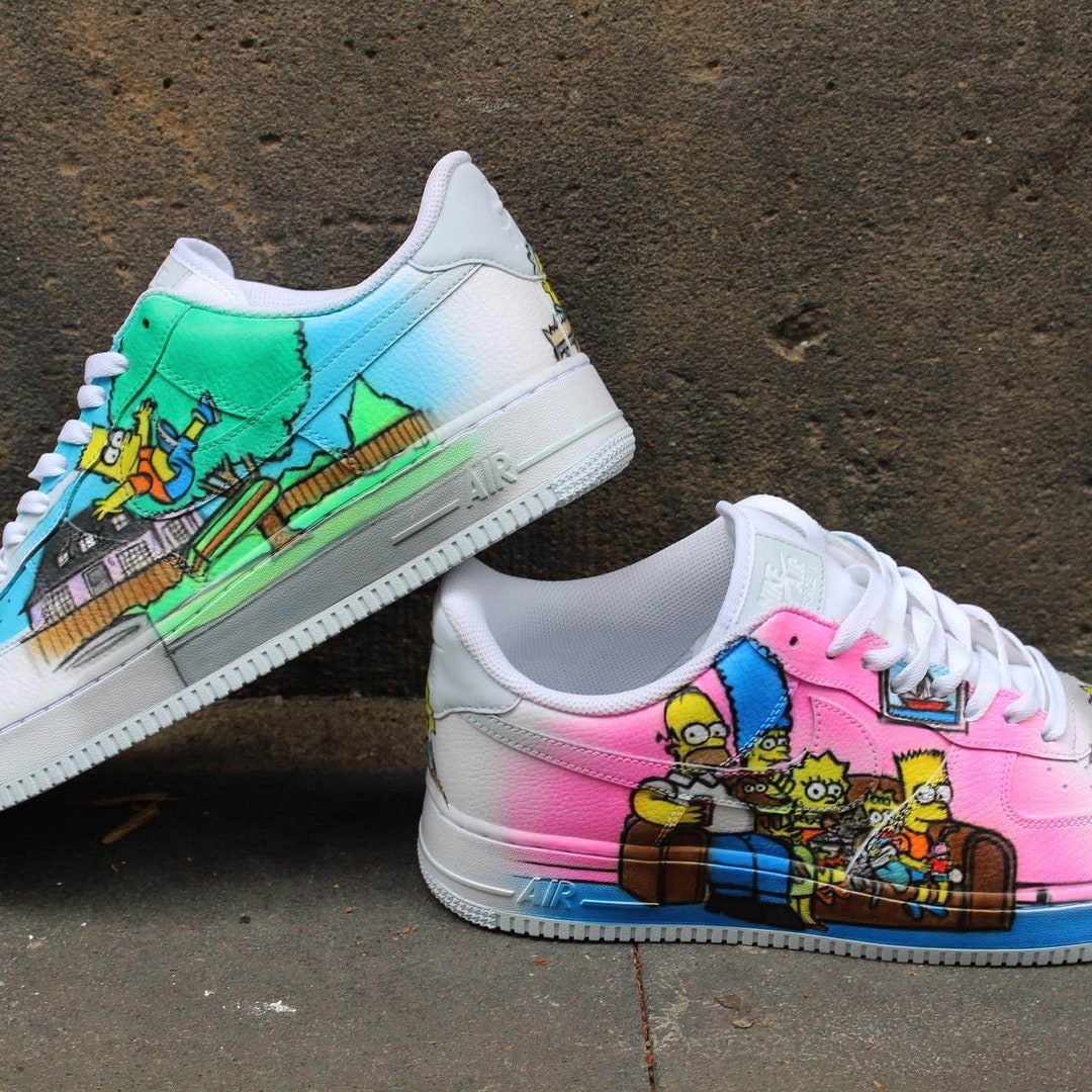 Air Force 1 the Simpson's 1 - Etsy