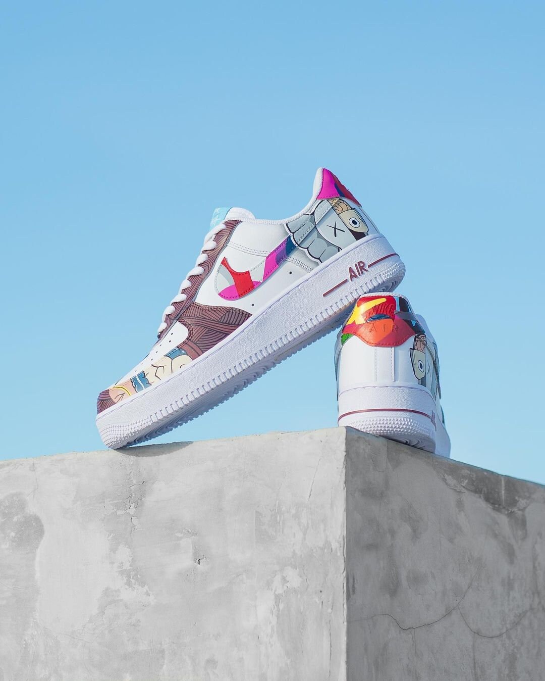 Kaws Air Force 1 Custom - Etsy