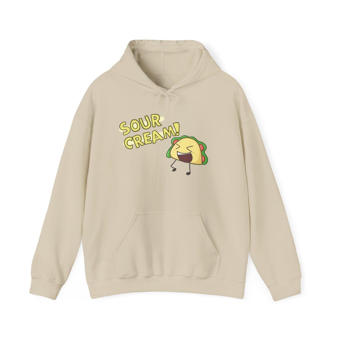 Sour Cream Taco Fan Art BFDI Hoodie - Funny Cartoon Sweatshirt - Etsy ...