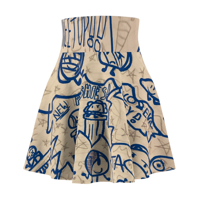 Women's Skater Skirt AOP BFDI Object Show Yin Yang Taco Characters Fan ...