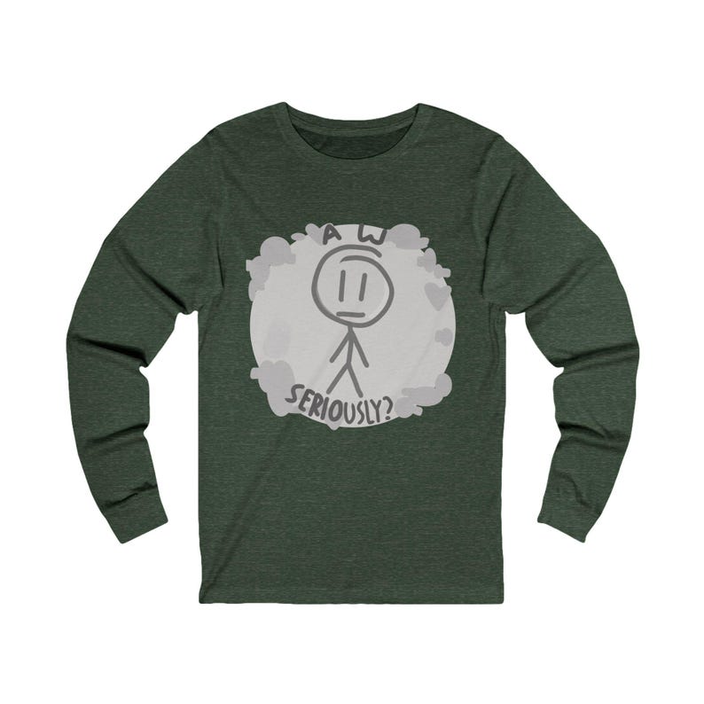 Aw Seriously David Object Show Fanart BFDI BFDIA BFB Unisex Jersey Long ...