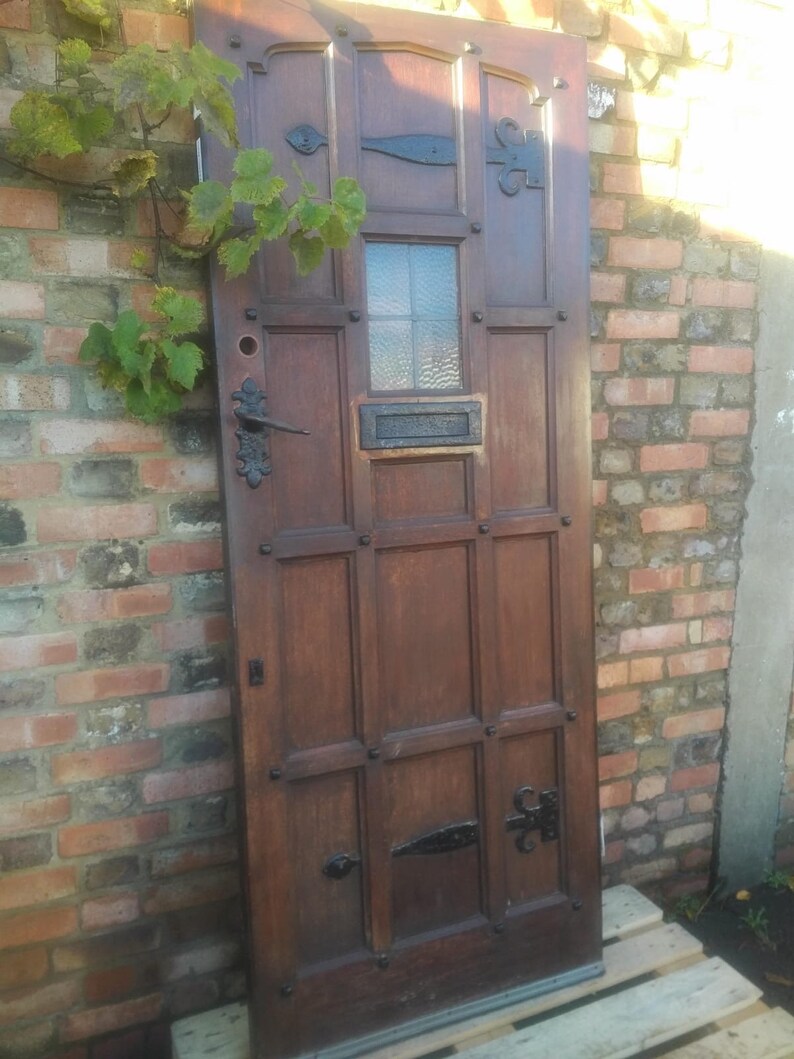 Solid Wood Oak Front Doors Heavy Front Doors Farmhouse Cottage Villa ...