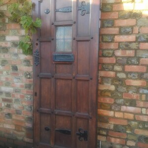 Solid Wood Oak Front Doors Heavy Front Doors Farmhouse Cottage Villa ...