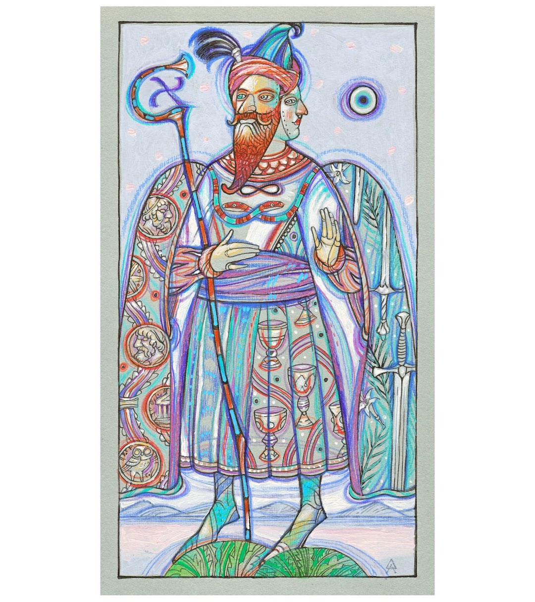 The Magician – Tarot Art – Original Painting by Alexander Daniloff ...