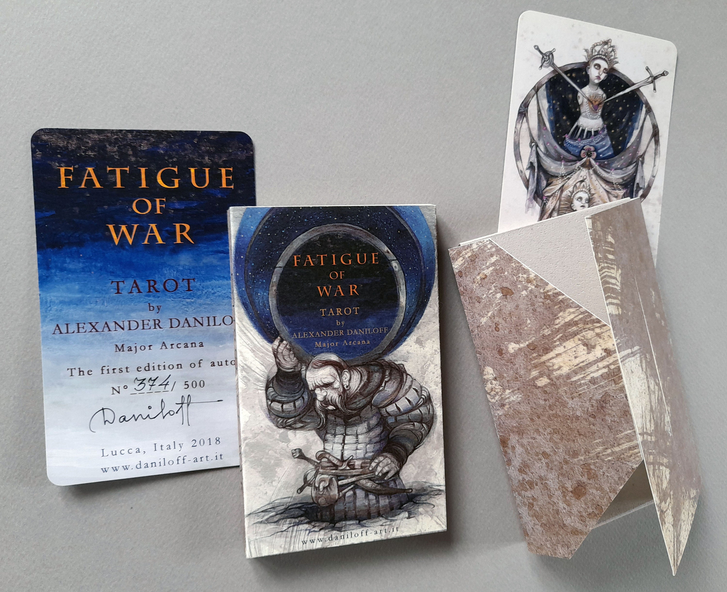 Fatigue of War – Tarot by Alexander Daniloff, Major Arcana; Limited ...