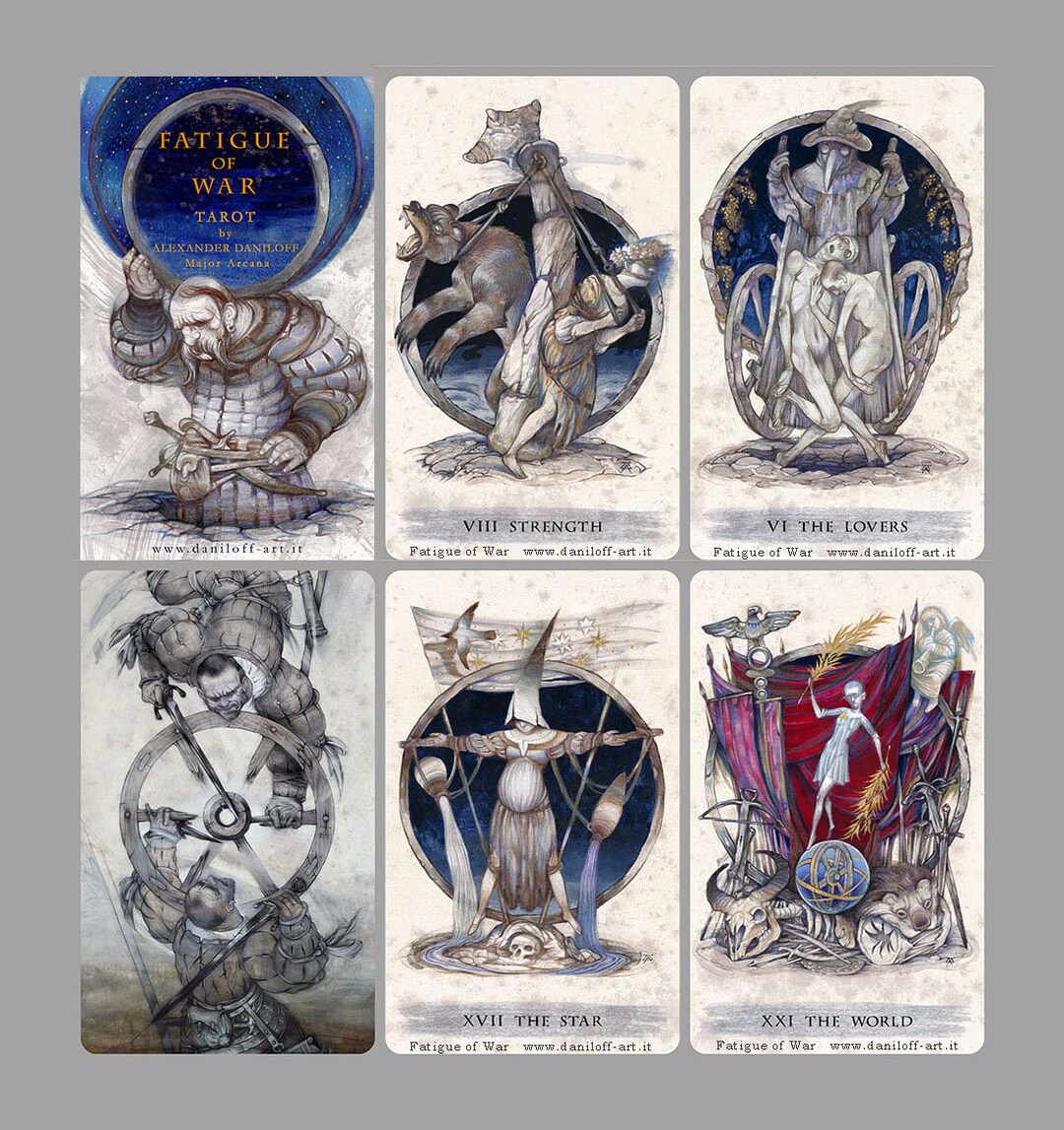 Fatigue of War, Tarot by Alexander Daniloff, Major Arcana Limited ...