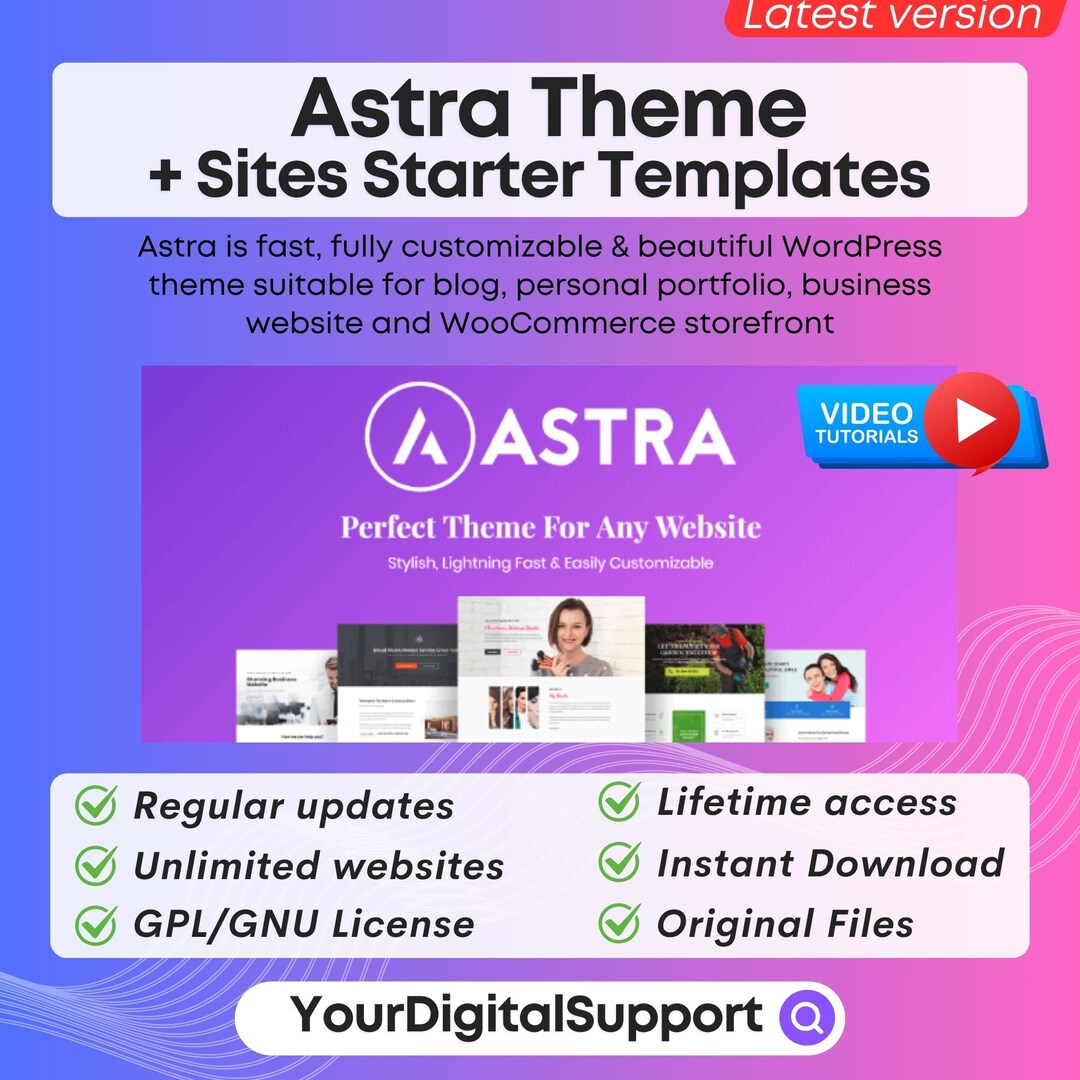 Astra Pro, Premium Sites Starter Theme | Wordpress Themes | Lifetime ...