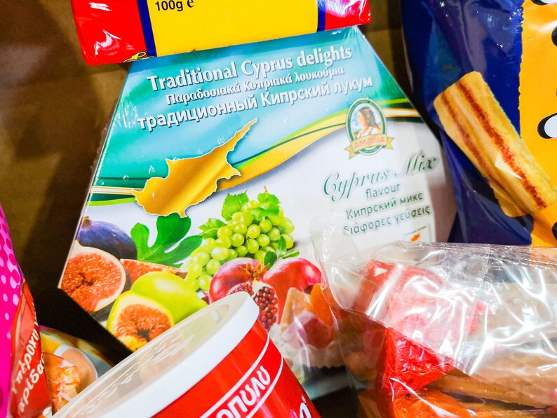 GREEK & CYPRIOT Munchies Box Snacks Candies Tasty Box With 11 Snacks ...