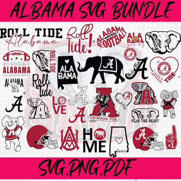 Alabama Block a Svg - Etsy