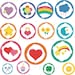 Care Bears Belly Badges SVG Bundle | Cartoon Tummy Symbols (digital ...