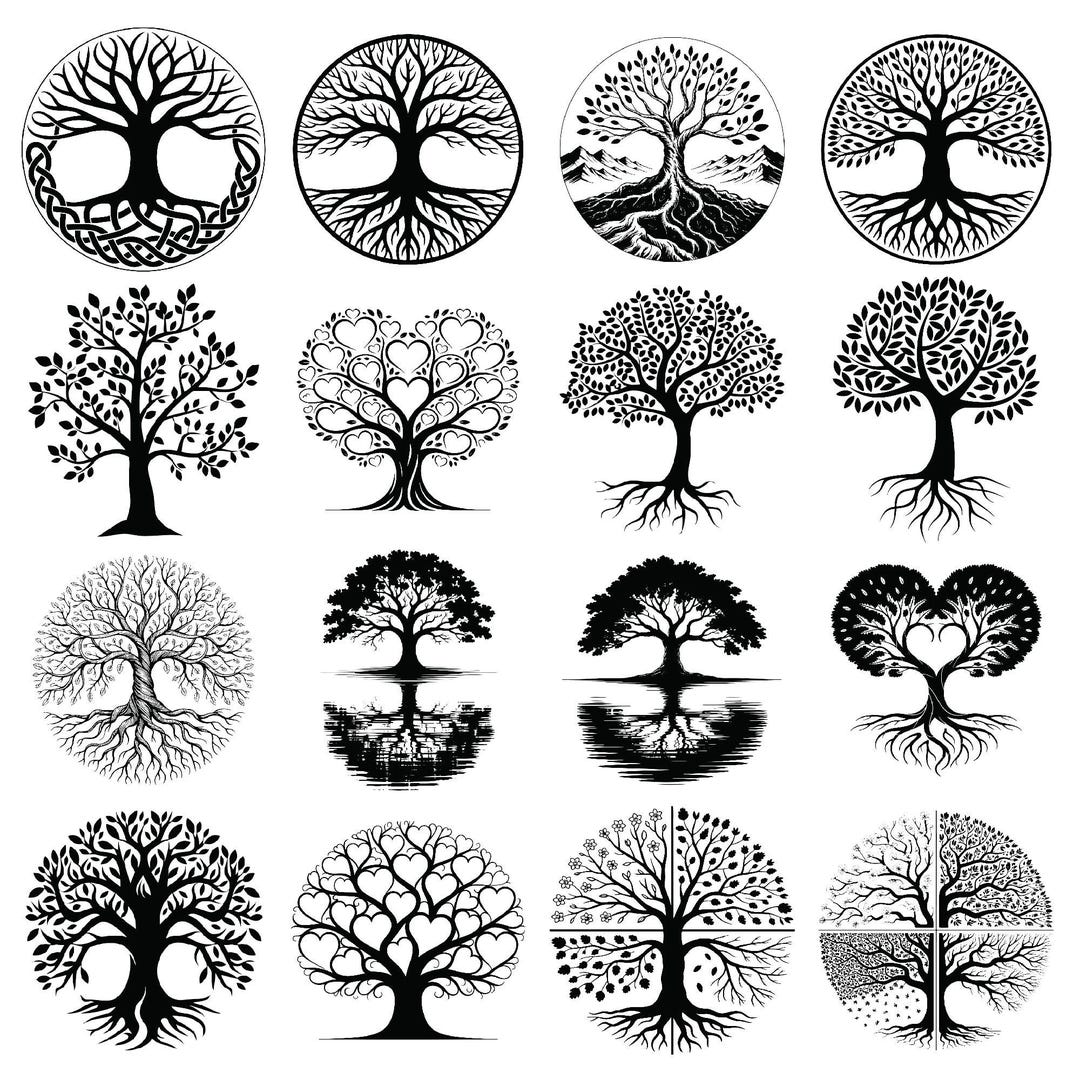 Tree of Life SVG Bundle | Celtic Tree SVG | Sacred Tree Mandala Svg Png ...