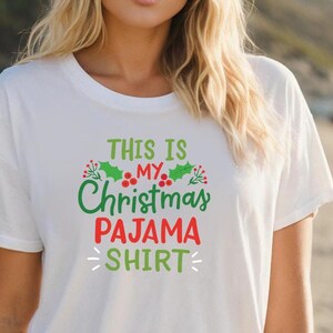 Christmas Pajama Shirt SVG Bundle – Family Holiday Designs (digital ...