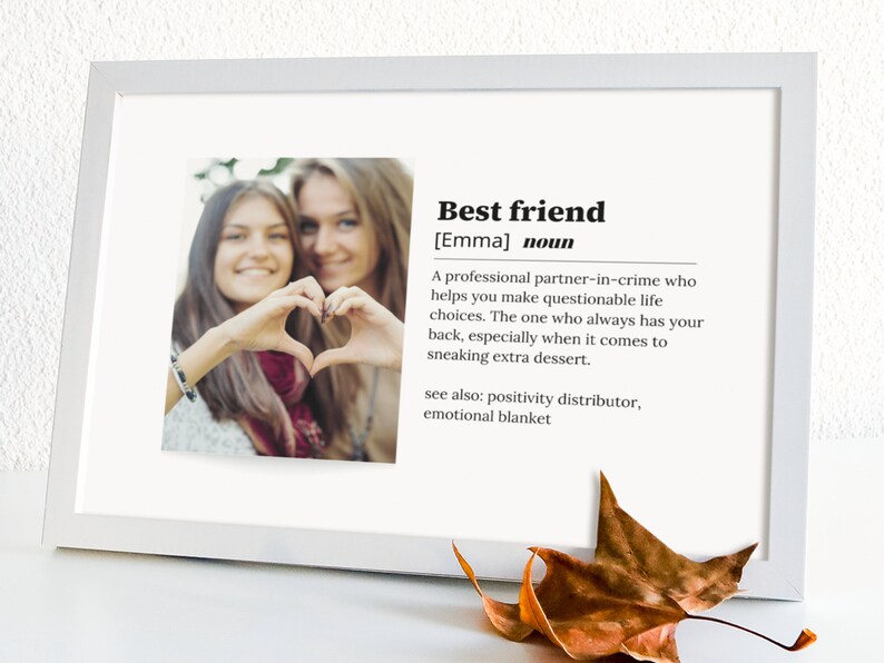 Printable Funny Best Friend Poster (customizable) - Etsy