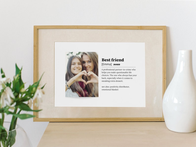 Printable Funny Best Friend Poster (customizable) - Etsy