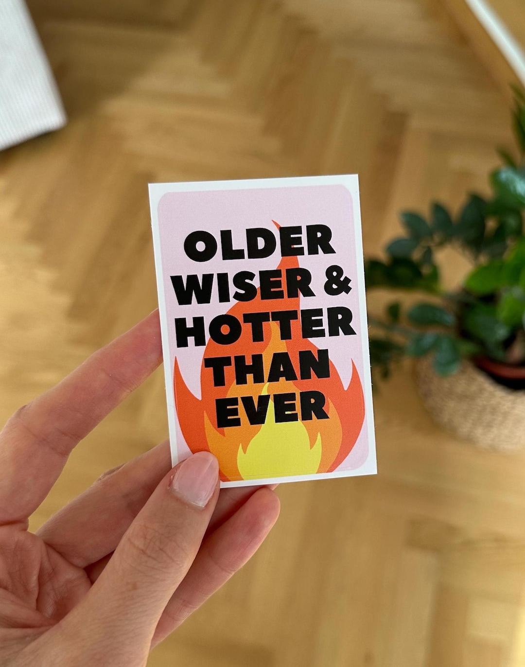 Sticker Älter, Kluger & Heißer Als Je Zuvor Sticker Blaze Von ...