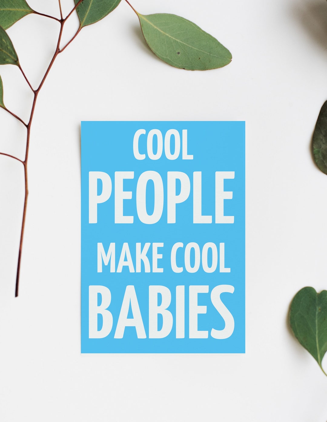 People Babies Card - Baby Shower, It's a Boy - Etsy