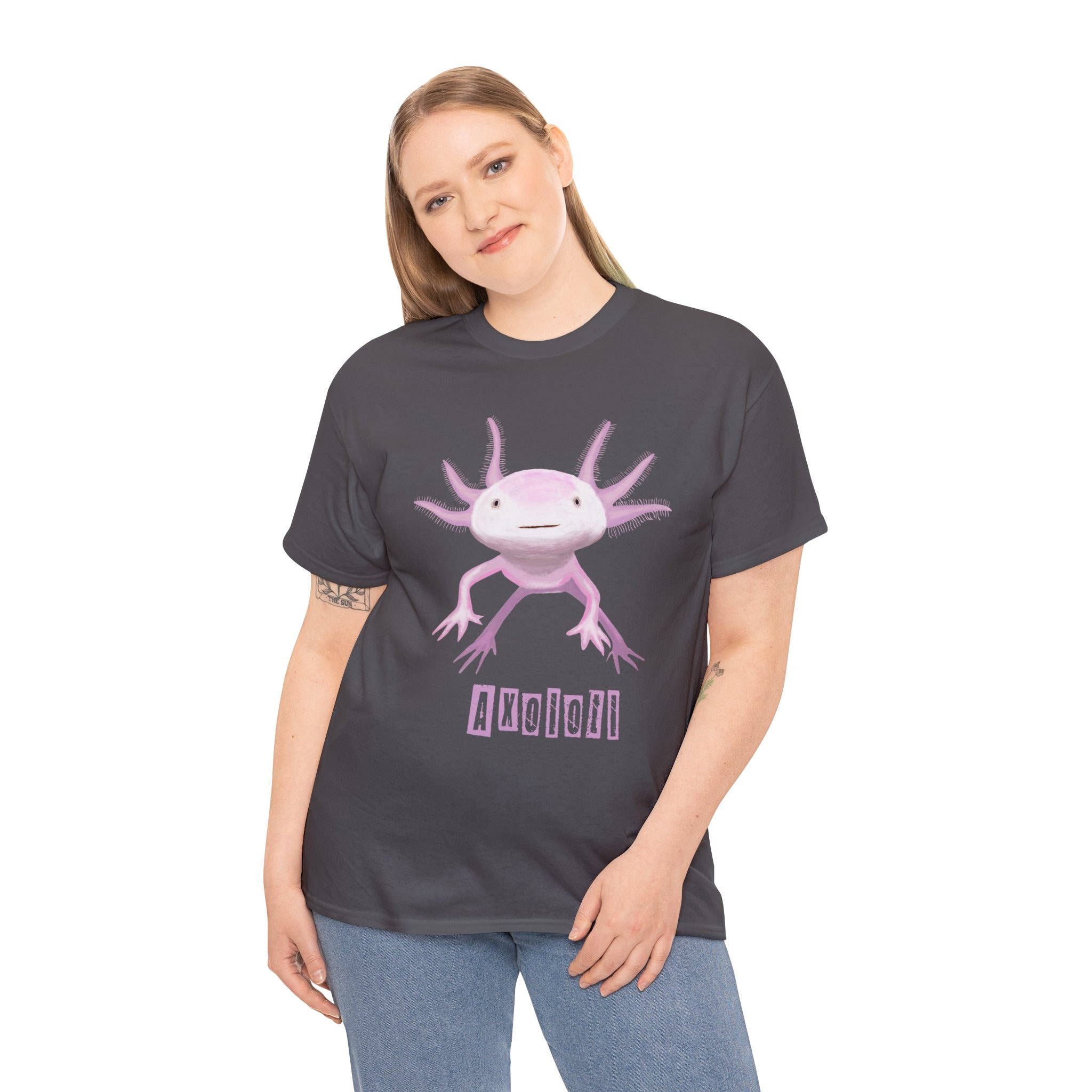Men's Axolotl Shirt, Amphibian T Shirt, Species Tshirts, Endangered ...