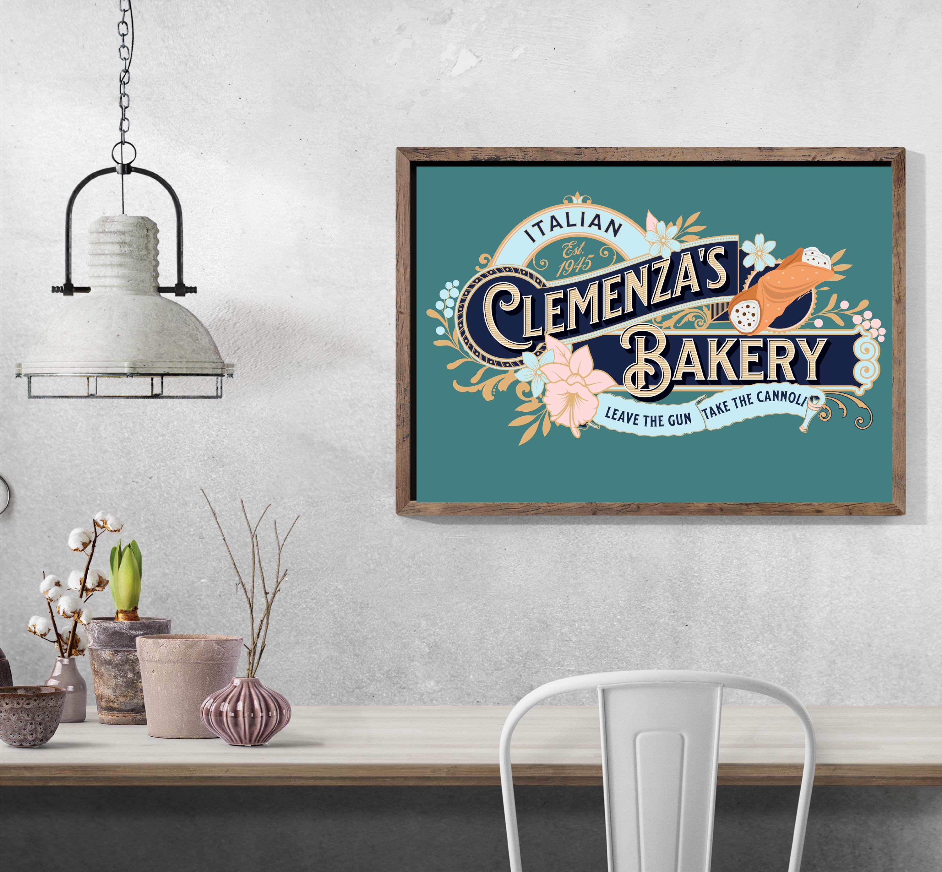 Save the Cannoli Poster, Godfather Poster, Kitchen Art, Foodie Art ...