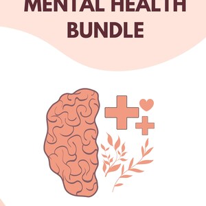 MENTAL HEALTH BUNDLE! Calming, Coping, Acceptance, Goals, Mood Tracker ...