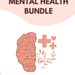 MENTAL HEALTH BUNDLE! Calming, Coping, Acceptance, Goals, Mood Tracker ...