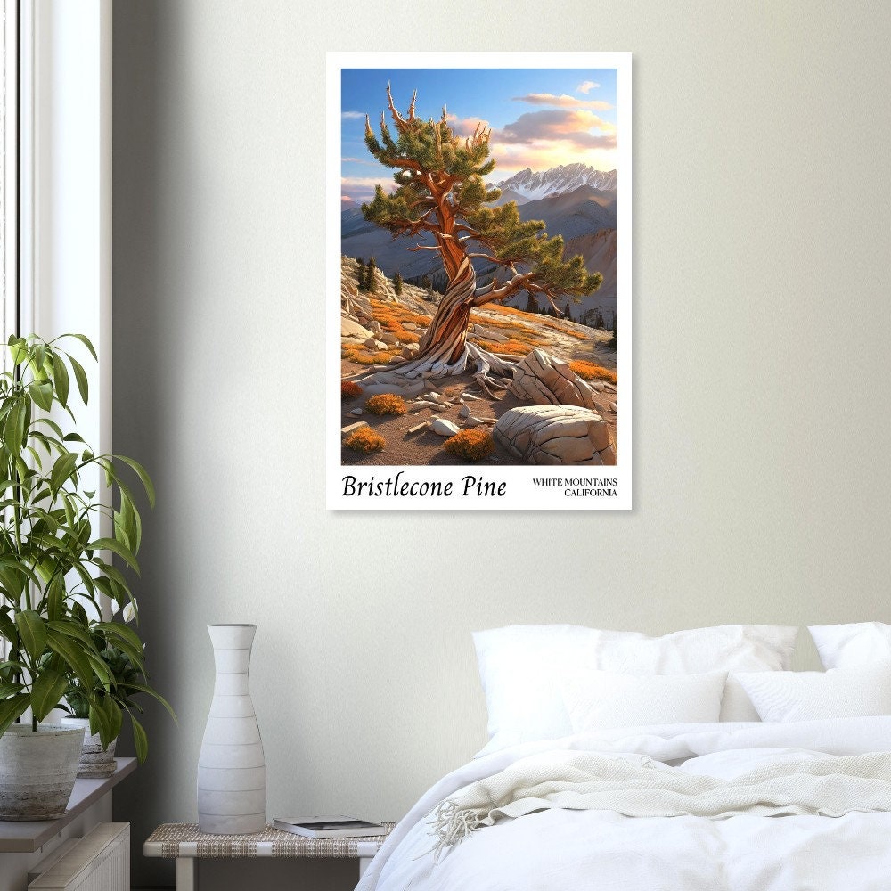 Bristlecone Pine Print Ancient Tree Art, White Mountains California ...